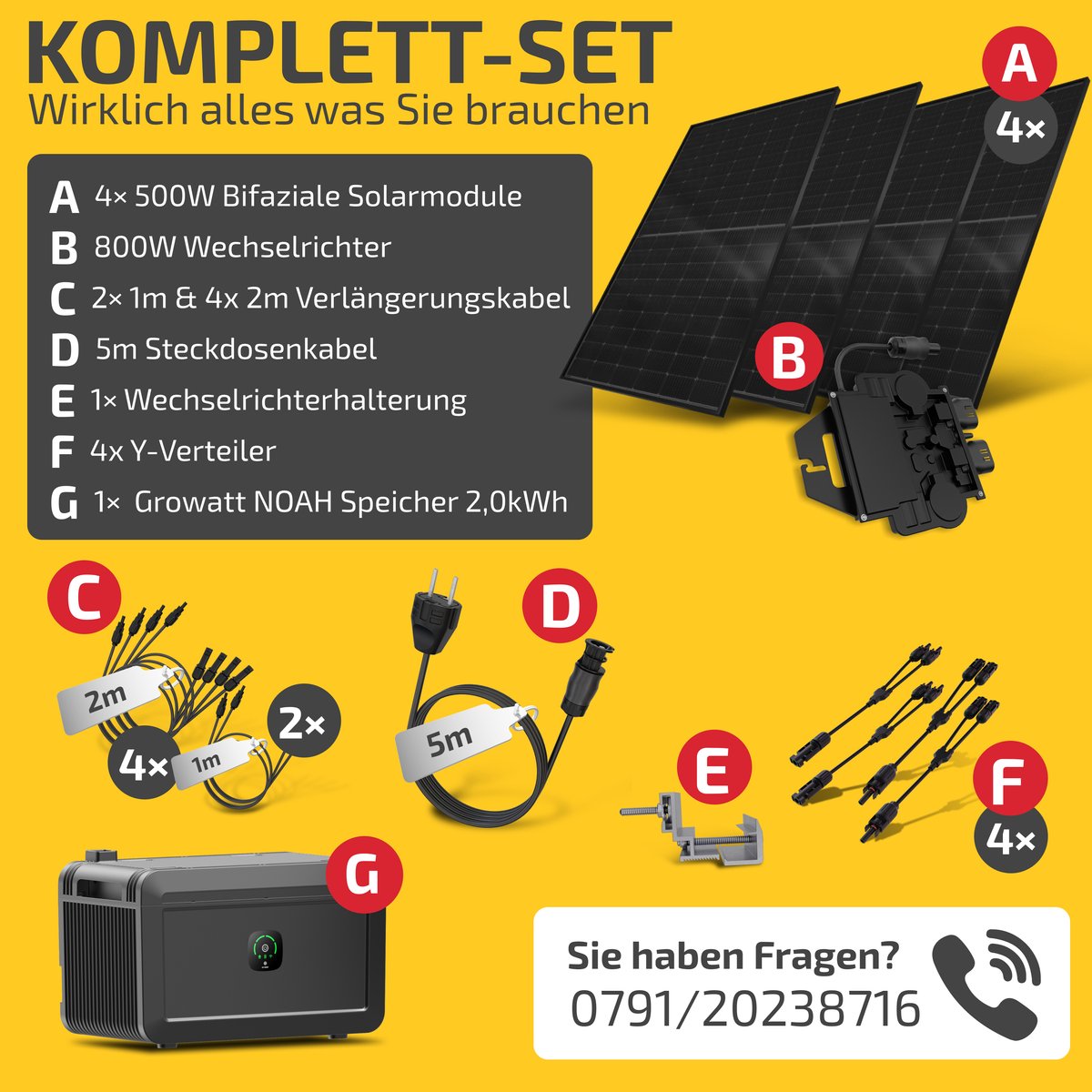 onPower ☀️ Balkonkraftwerk 1600-2000 Watt kaufen! – Solakon