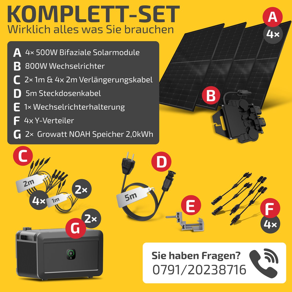onPower ☀️ Balkonkraftwerk 1600-2000 Watt kaufen! – Solakon