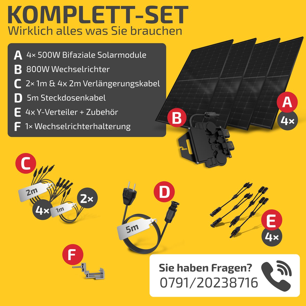 onPower ☀️ Balkonkraftwerk 1600-2000 Watt kaufen! – Solakon